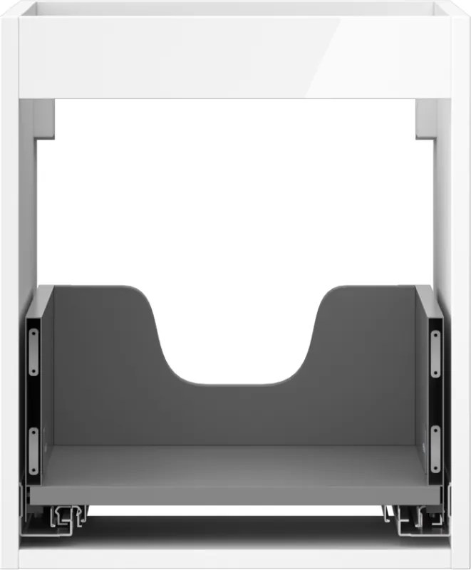 Mexen Box-A, závěsná skříňka 40 cm, 1 zásuvka, bílá lesklá, 91AX0-0400-470-1-00