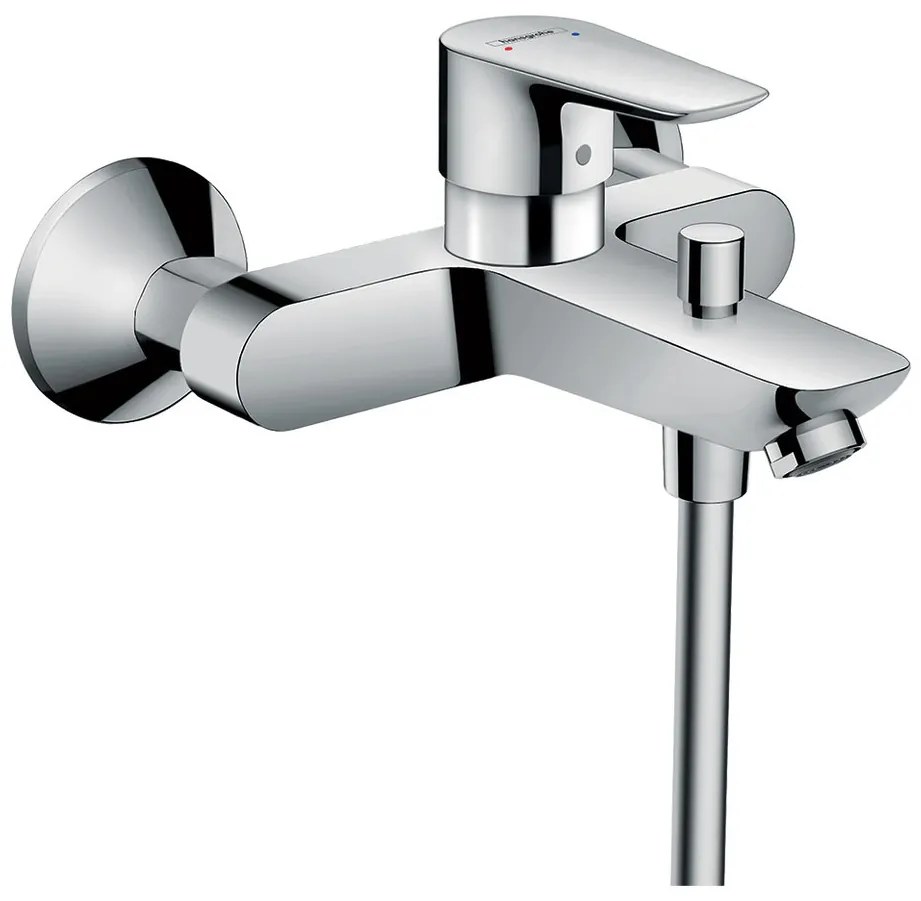 Hansgrohe Talis E, nástěnná páková vanová baterie, chromová, 71740000