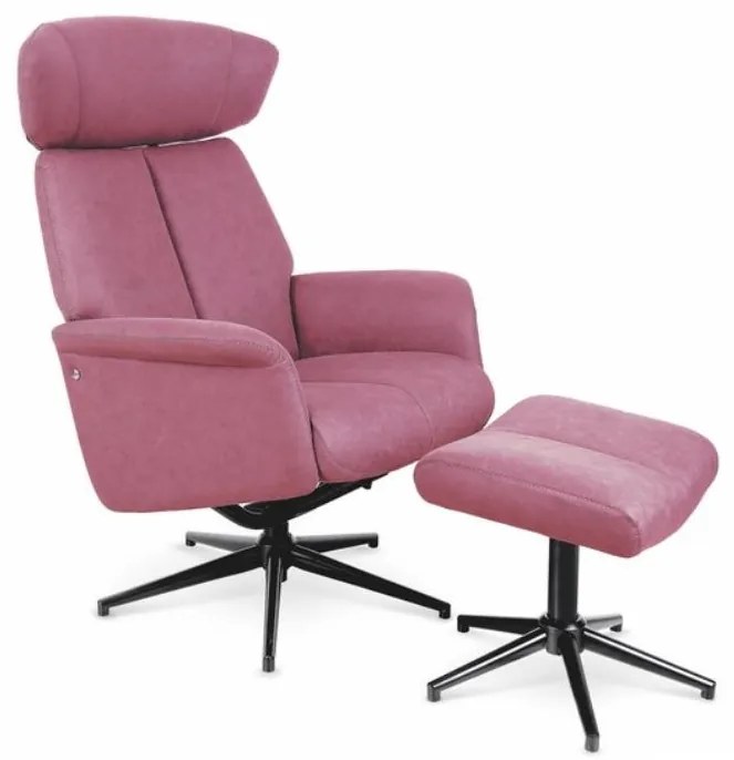 Relaxační židle s ubrusem Viva pink