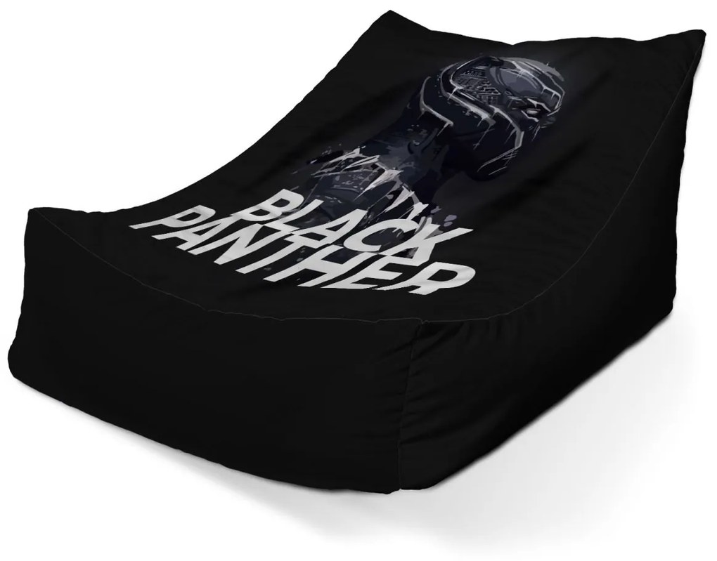 Sablio Sedací vak Lounge BLACK PANTHER Scrape - 80 x 95 x 50 cm