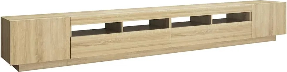 TV skříňka s LED osvětlením dub sonoma 300 x 35 x 40 cm 3081927