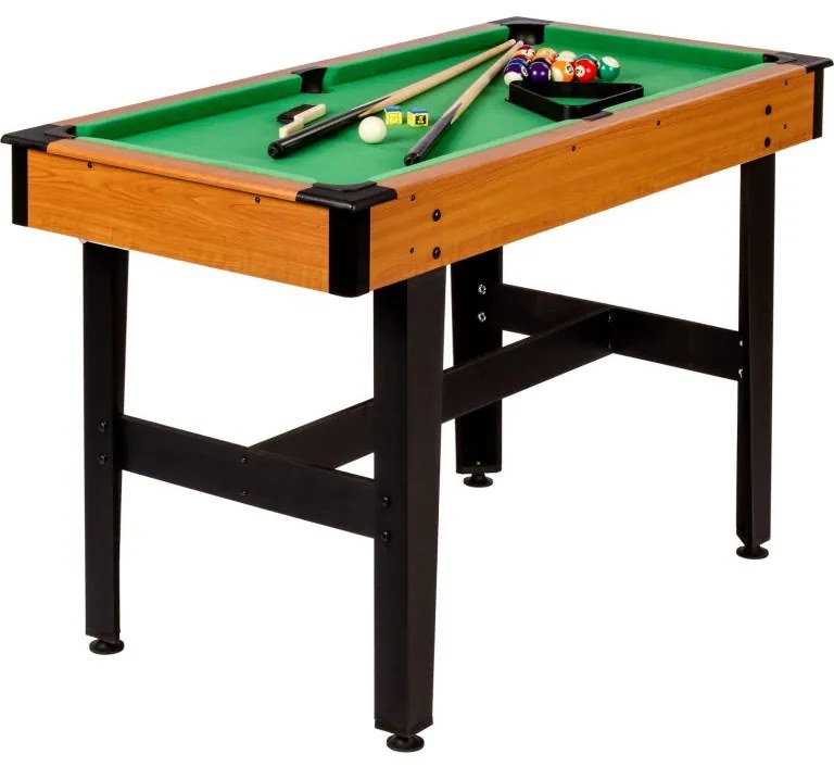 GamesPlanet® Kulečníkový stůl pool biliard 4 ft, zelený