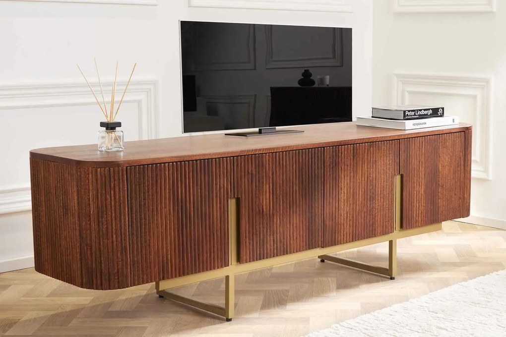 Designový TV stolek Daichi 160 cm mango