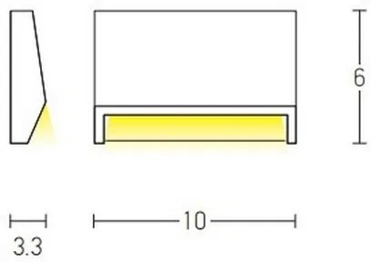 Zambelis E182 - LED Venkovní schodišťové svítidlo LED/1,5W/230V IP54 bílá