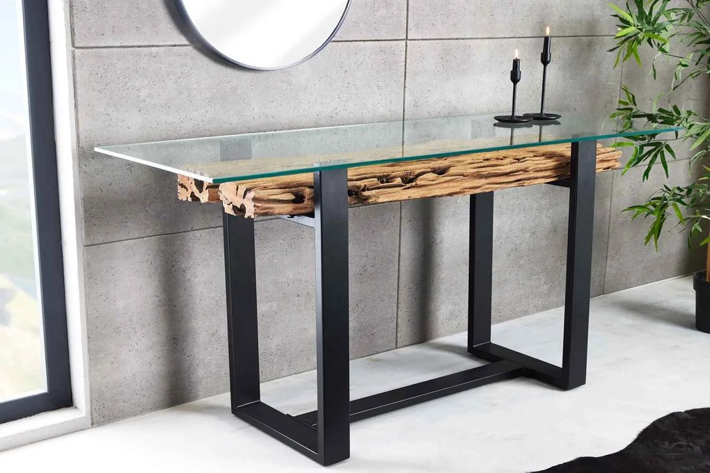 Designová konzola Shark 150 cm teak