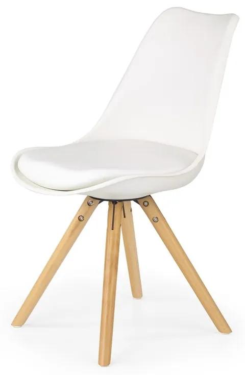 Halmar Jídelní židle K201 - bílá