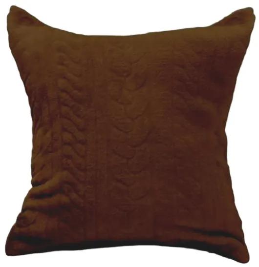 Domarex Dekorační povlak na polštář Luxury Wool Mikroflanel 40 x 40 cm Barva: Šedá
