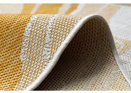 koberec SISAL SION Mramor 22169 ploché tkaní ecru / žlutá / béžový velikost 160x220 cm | krásné koberce cz