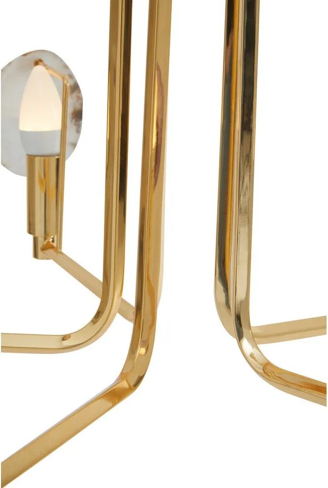 Kovové závěsné svítidlo ve zlaté barvě Glamour – Premier Housewares