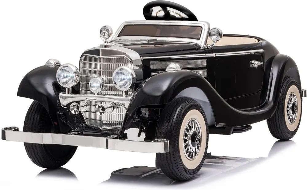 LEAN CARS Elektrické autíčko Mercedes 540K Premium LED MP3 černé