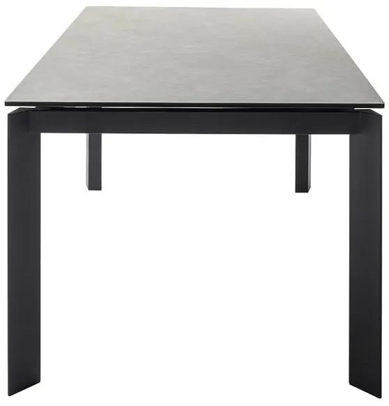 Jídelní stůl Matthew rozkládací 180-240x76x95 cm (černá)