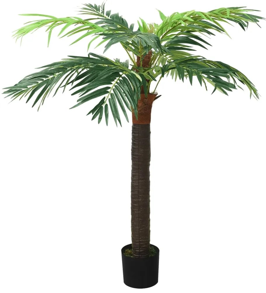 Umělý datlovník kanárský s květináčem 190 cm zelený 336309