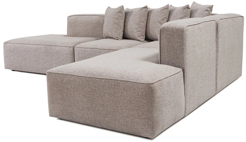 Hanah Home Rohová pohovka MORE B pravý roh béžová