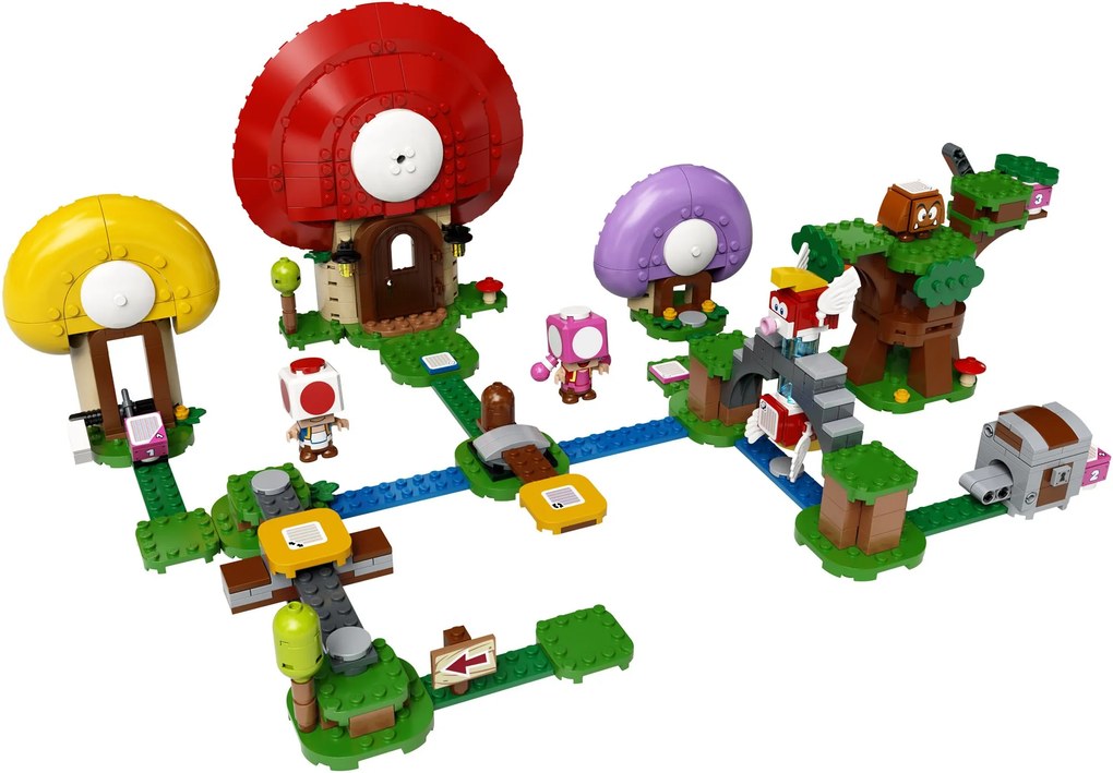 Lego stavebnice lego super mario  71368 toadův lov pokladů – rozšiřující set