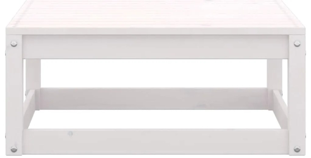 vidaXL Marketos 6dílná zahradní sedací souprava bílá masivní borové dřevo