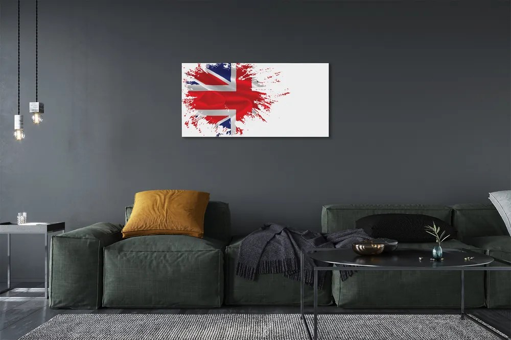 Obrazy na plátně Vlajka Velké Británie 120x60 cm