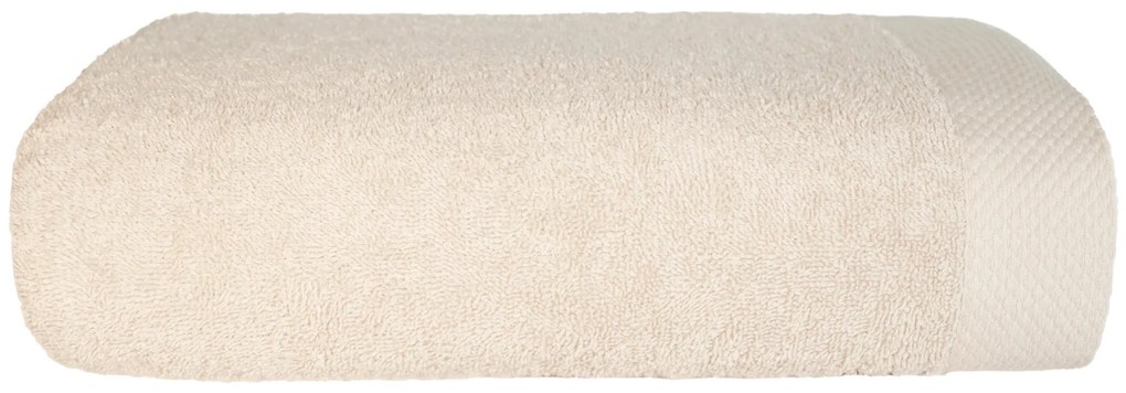 Bavlněný froté ručník BOHO 70x140 cm krémový