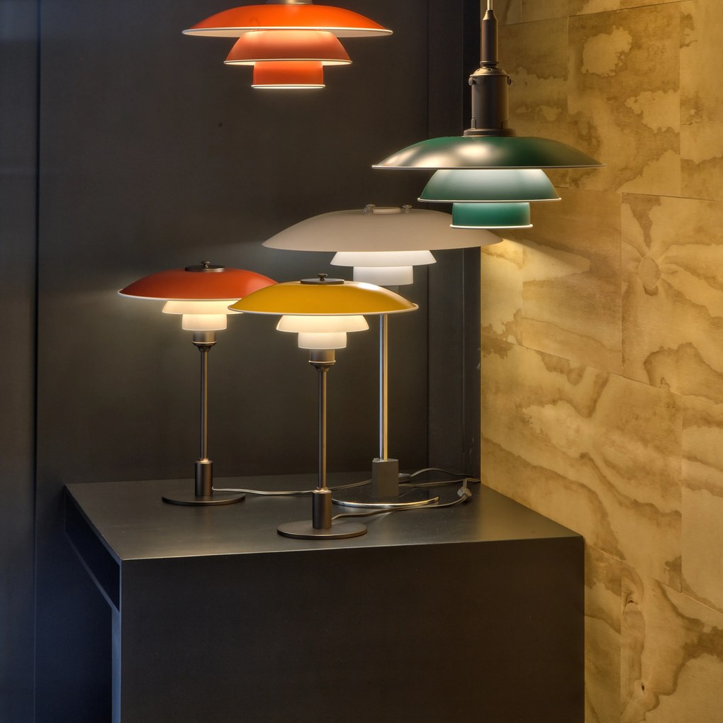 Stolní lampa PH 3½-2½, Black metallised – LOUIS POULSEN