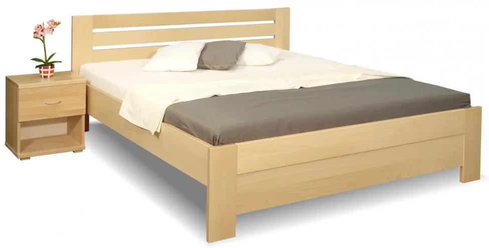 Zvýšená postel z masivu Rita, 160x200, 180x200, masiv buk BedWorld, 180x200 cm