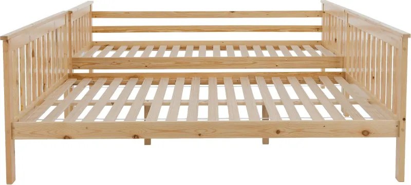 Patrová rozložitelná postel 90/140x200, přírodní, LUINI Kondela 0000235839