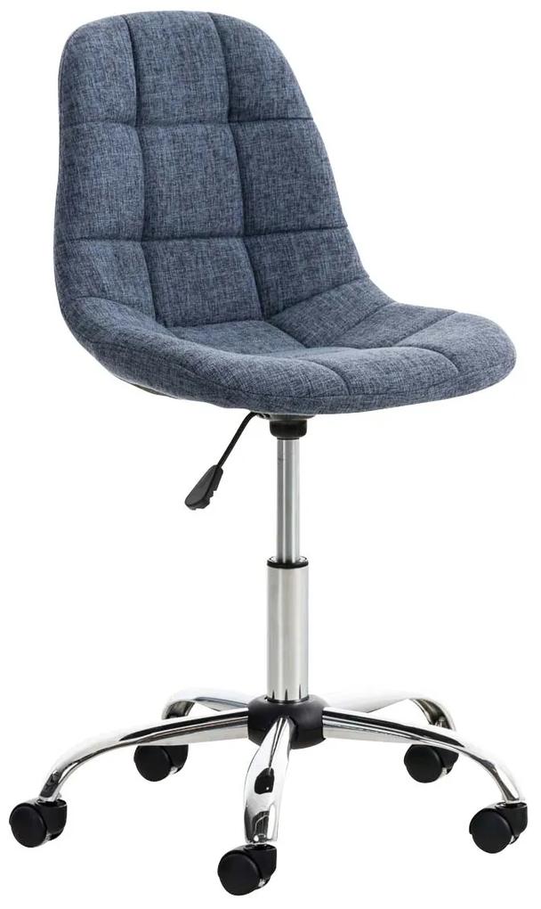 Kancelářská židle Lisburn - látkový potah | modrá