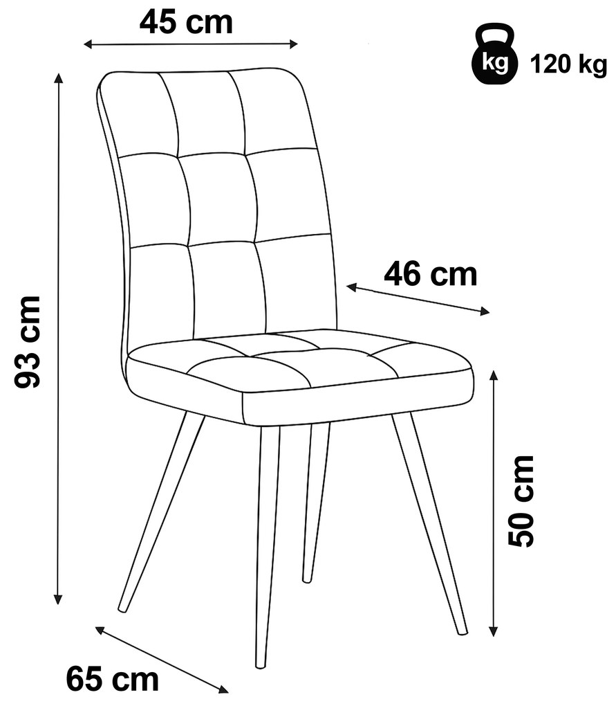 Autronic Rohový jídelní set D1950
