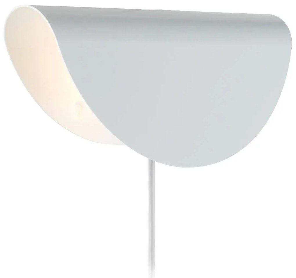 Nástěnné svítidlo model 2110, kov, bílé