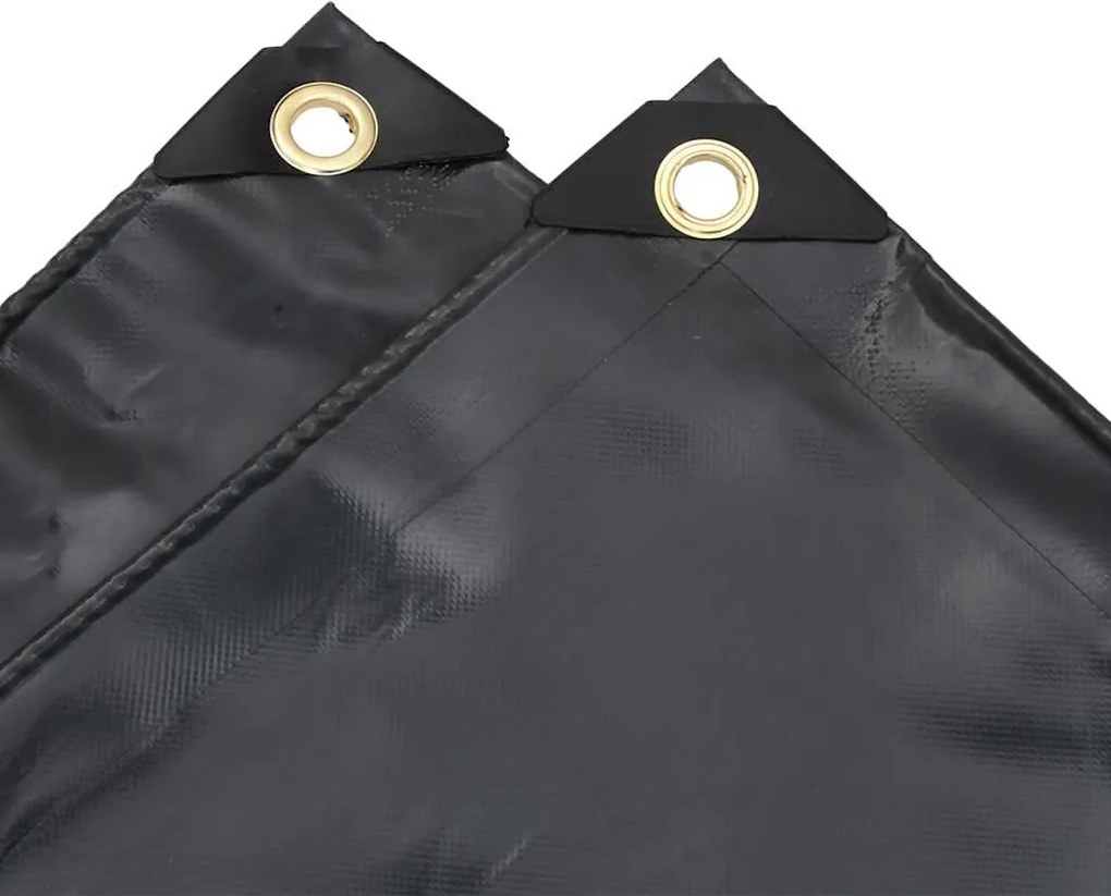 Plachta antracitová 5 x 8 m 650 g/m² 156106