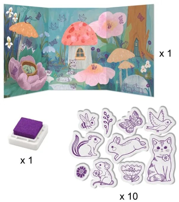 DJECO Kreativní sada 6 aktivit Fluffy box 6+