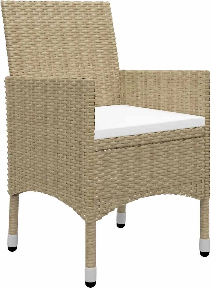 5dílný zahradní jídelní set béžový 3068693
