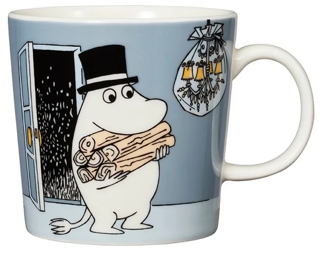 Hrnek Moominpappa 0,3l, šedý