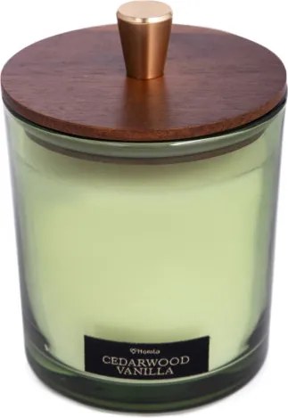 Świeca zapachowa | WOODY BLEND | Cedarwood Vanilla | 380 g | 705212
