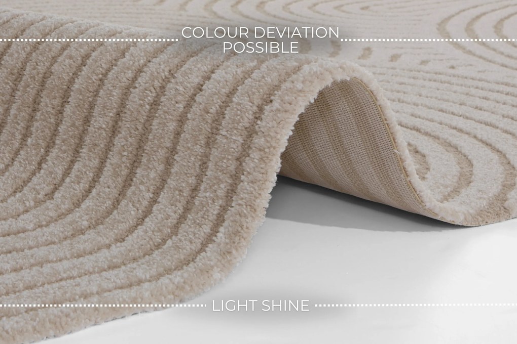 ELLE Decoration, Kusový koberec New York 105084 Cream, beige, 200x290, béžová, ložnice