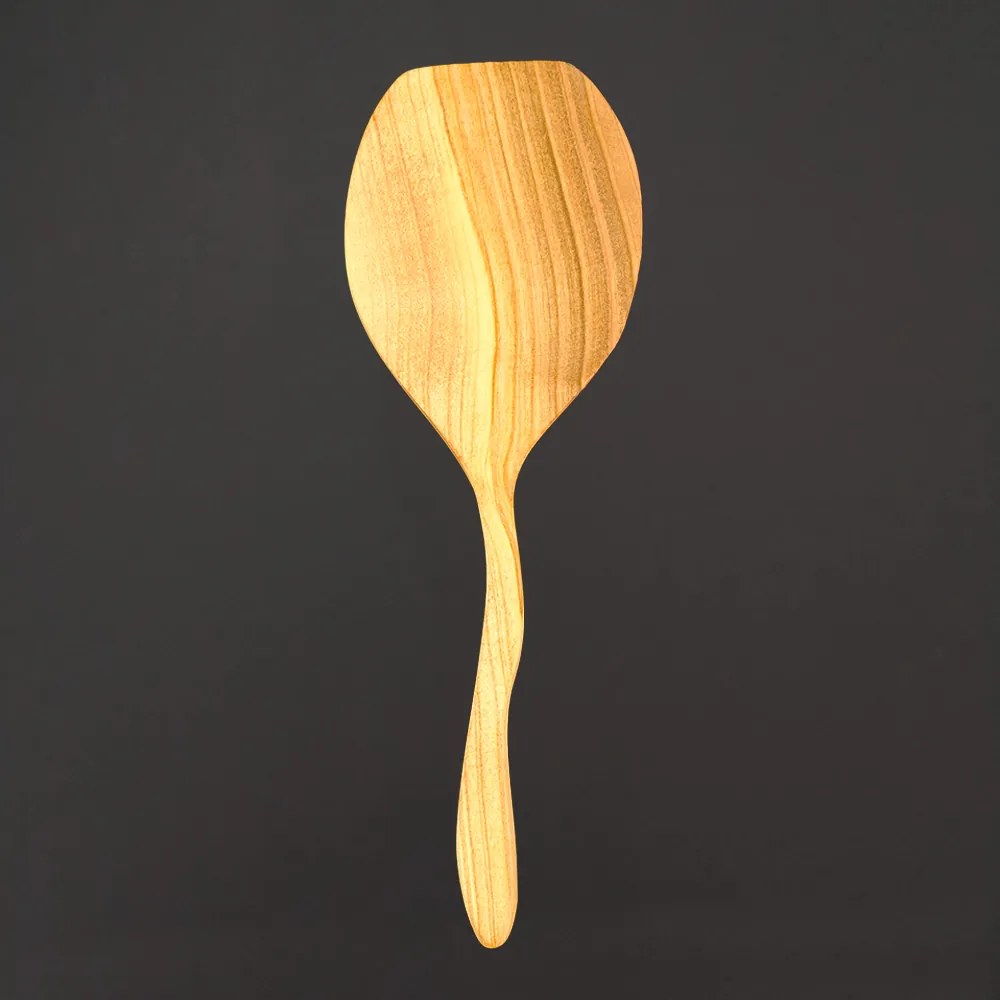 AMADEA Dřevěná obracečka, masivní dřevo, délka 32 cm