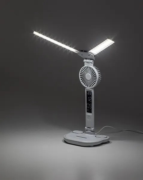 Rabalux 74030 - LED Stm stolní lampa s ventilátorem NOVILO LED/7W/5V