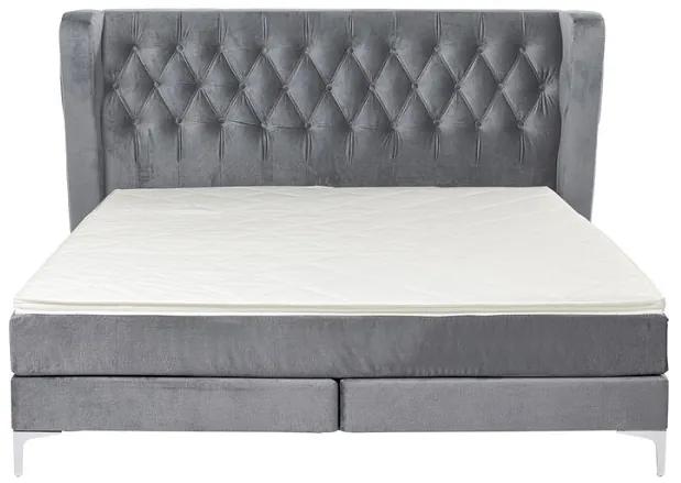 Benito Moon postel sivá 160x200 cm