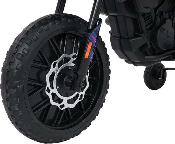 Elektrická motorka Aprilia RX modrá