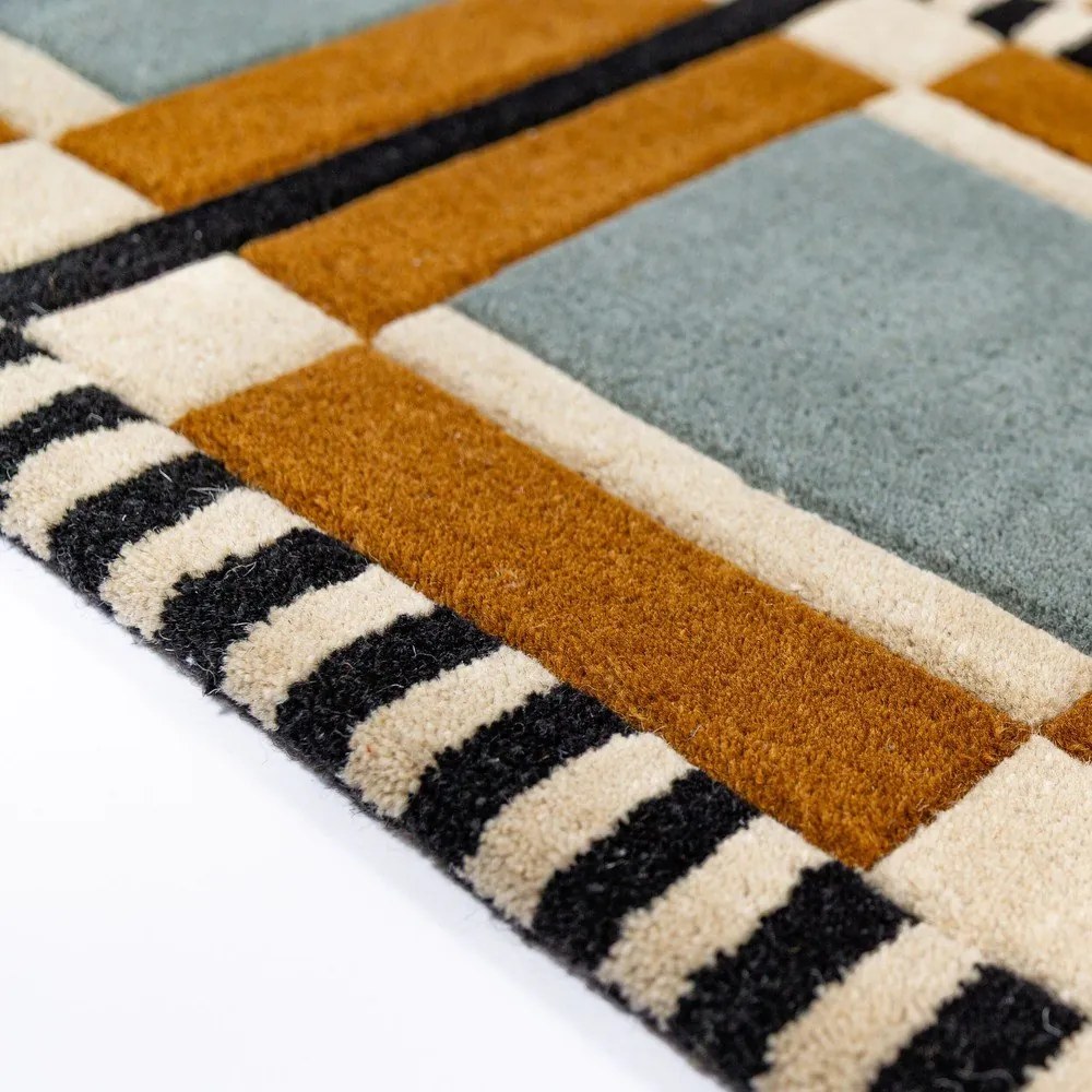 Ručně tkaný vlněný koberec 200x290 cm Quadro Wool – Flair Rugs