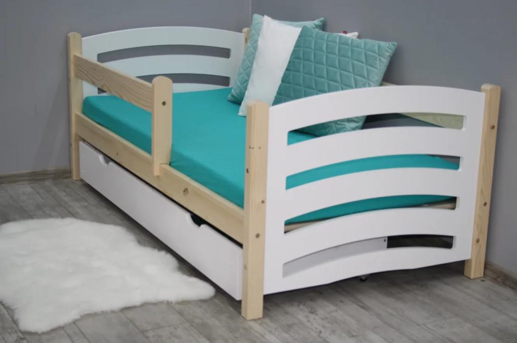 Dětská postel Mela 80 x 160 cm Matrace: Matrace COMFY HR 10 cm, Rošt: S lamelovým roštem