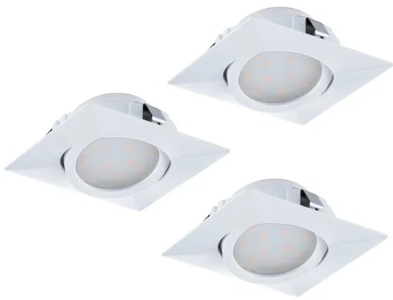 Eglo 95844 - SADA 3x LED podhledové svítidlo PINEDA 1xLED/4,9W/230V