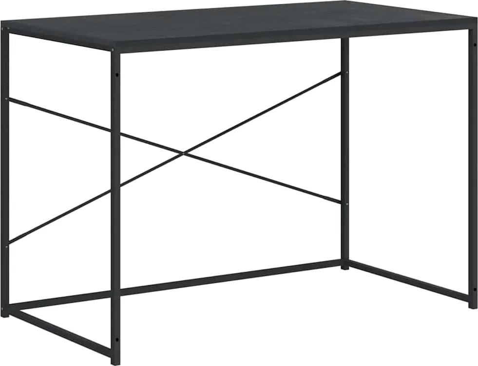 Počítačový stůl černý 110 x 60 x 70 cm kompozitní dřevo 30208