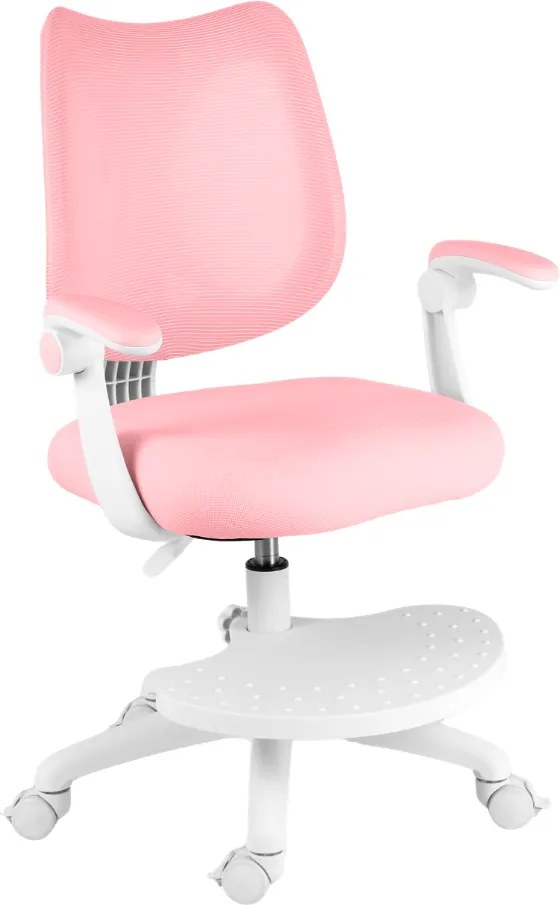 Dětská rostoucí židle Neoseat JUNI 022 — látka, pratelný potah, růžová