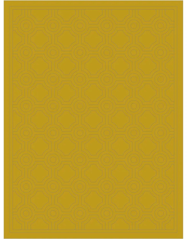 ARTELORE Koberec LAURENTZ zlatý L 300 x 400 cm