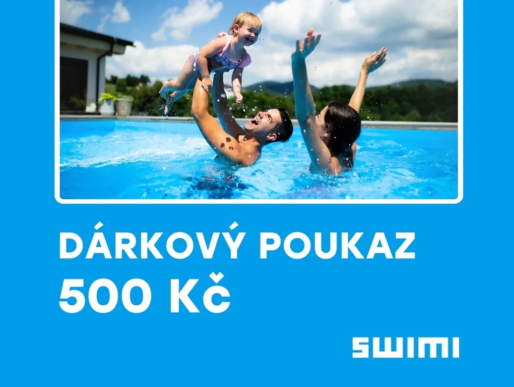 SWIMI Elektronický dárkový poukaz - 500 Kč