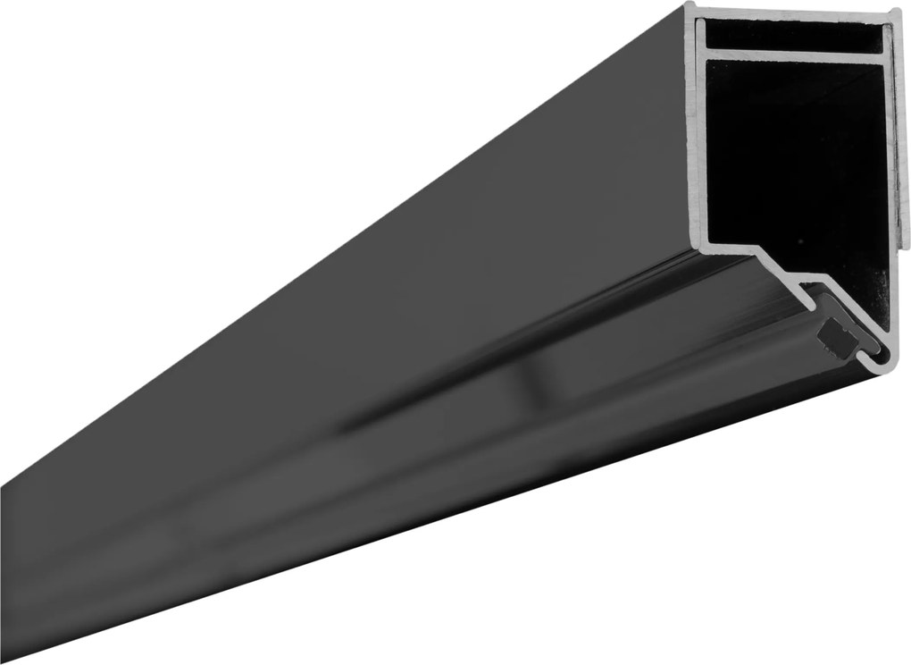Rea - MOLIER magnetický profil pro sprchové dveře 190cm, černá, REA-K6395