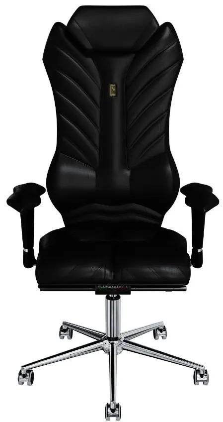 OnaDnes -20% Kulik System Černá koženková kancelářská židle Monarch