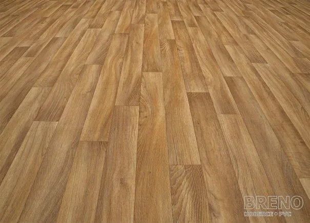 Breno PVC XTREME Golden Oak 690L – medově hnědé dřevo, šíře 400 cm