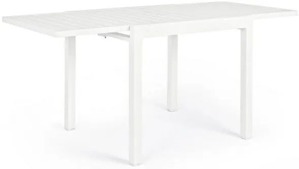 BIZZOTTO Rozkládací zahradní stůl PELAGIUS 83x80 cm bílý
