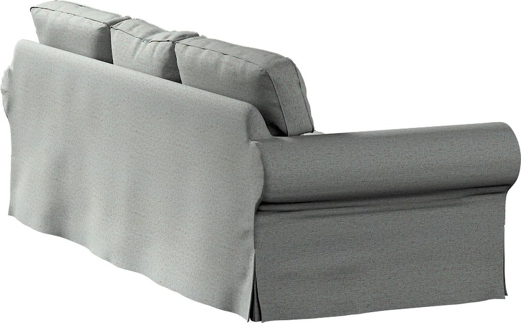 Potah na pohovku IKEA Ektorp 3-místná, nerozkládací barva modrá látka pletený vzor