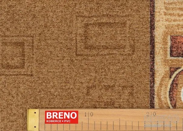 Breno Běhoun JENA 35, šíře 100 cm, Hnědá/Vícebarevné